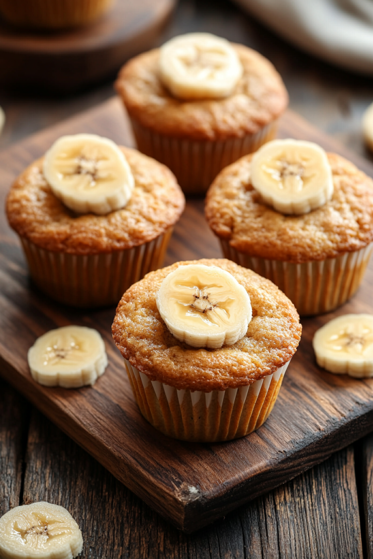 Mini Banana Muffins | Cakes Fiesta
