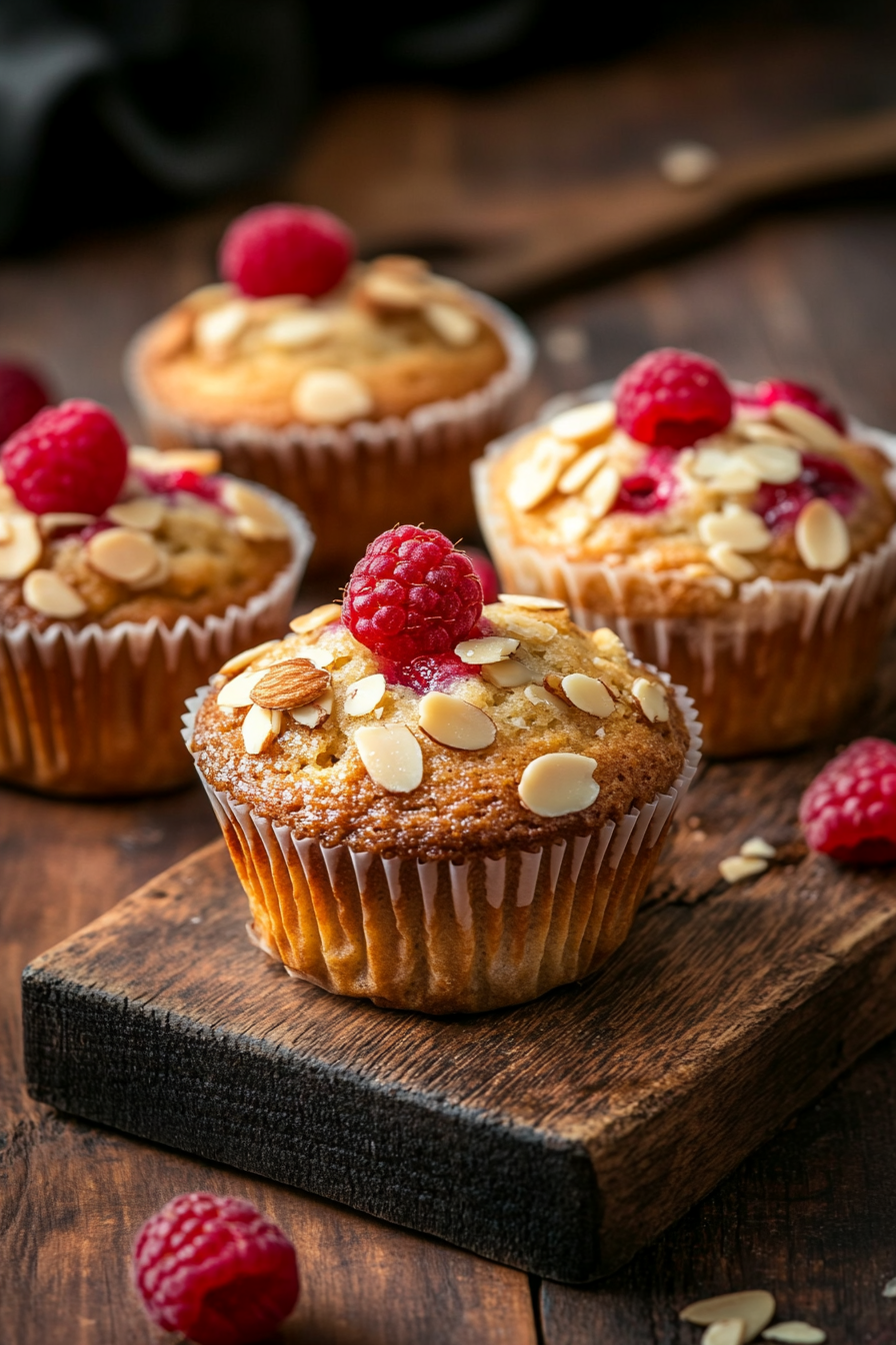 Raspberry Almond Muffins | Cakes Fiesta