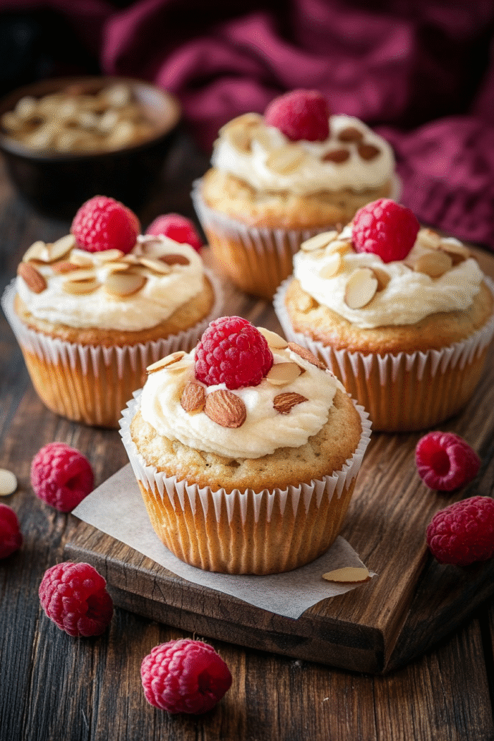 Raspberry Almond Muffins | Cakes Fiesta