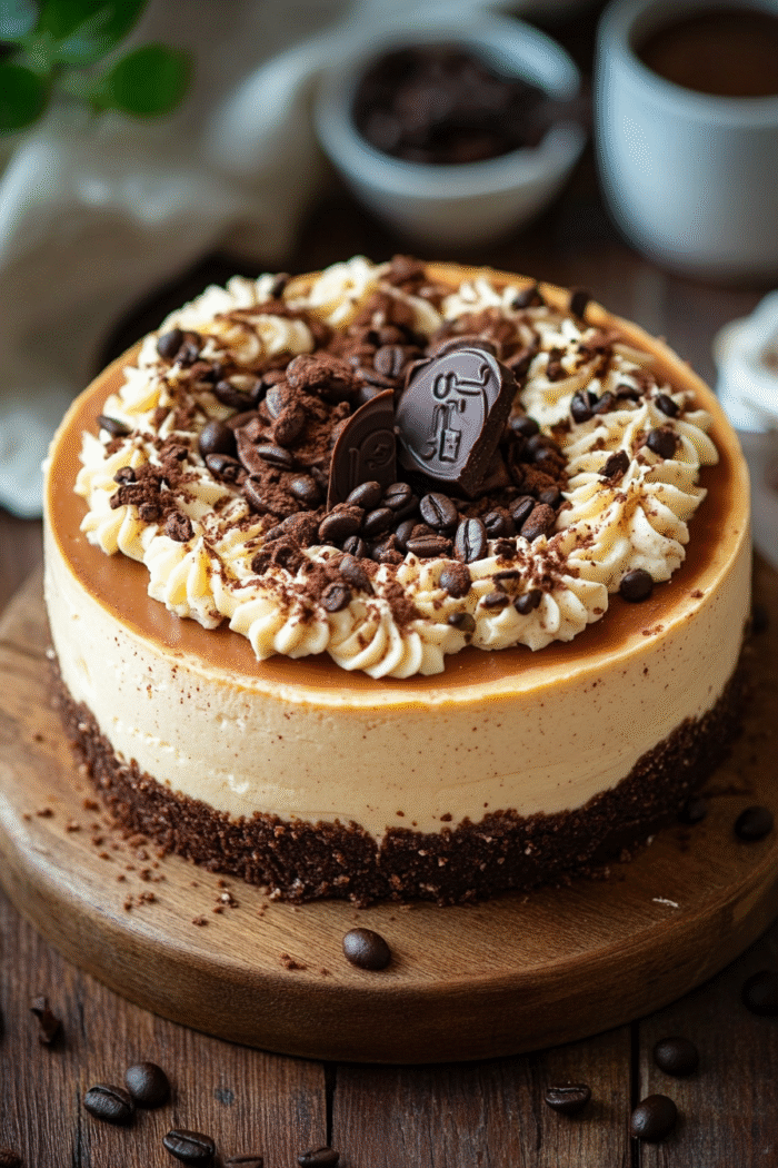Cappuccino Fudge Cheesecake – A Decadent Delight | Cakes Fiesta