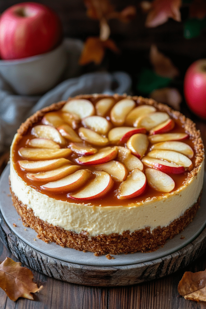Caramel Apple Cheesecake – The Ultimate Guide | Cakes Fiesta