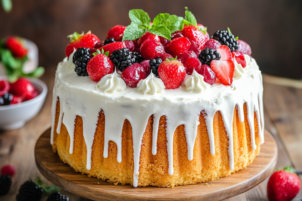 Lemon Pudding Poke Cake | Cakes Fiesta