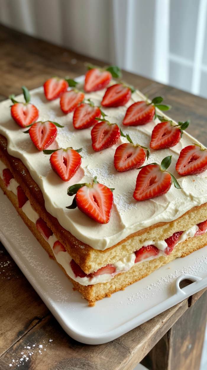 Strawberry Shortcake Sheet Cake: Your Ultimate Guide to a Delectable ...